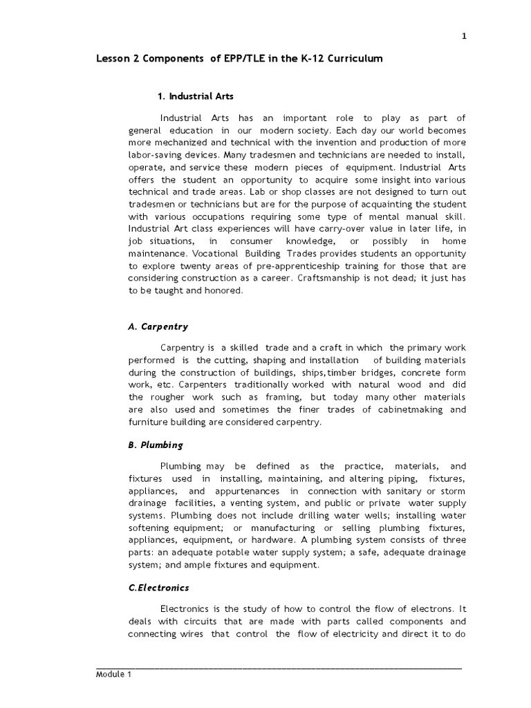 Lesson 2 Components of EPP | PDF | Agriculture | Intensive Farming
