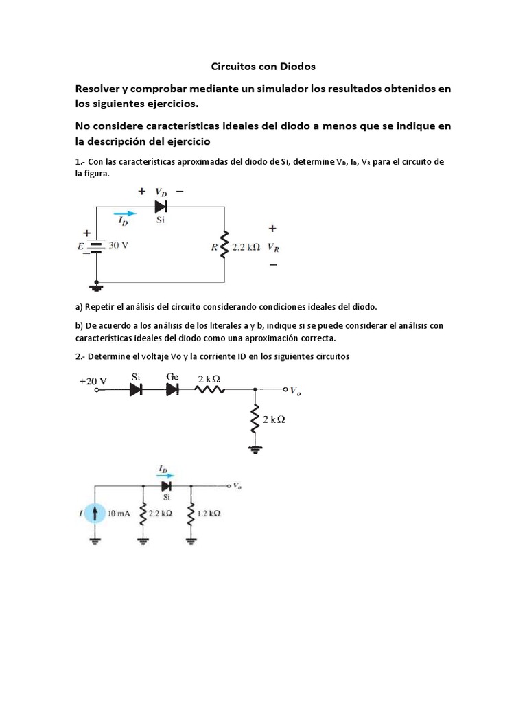 Circuitos Con Diodos | PDF
