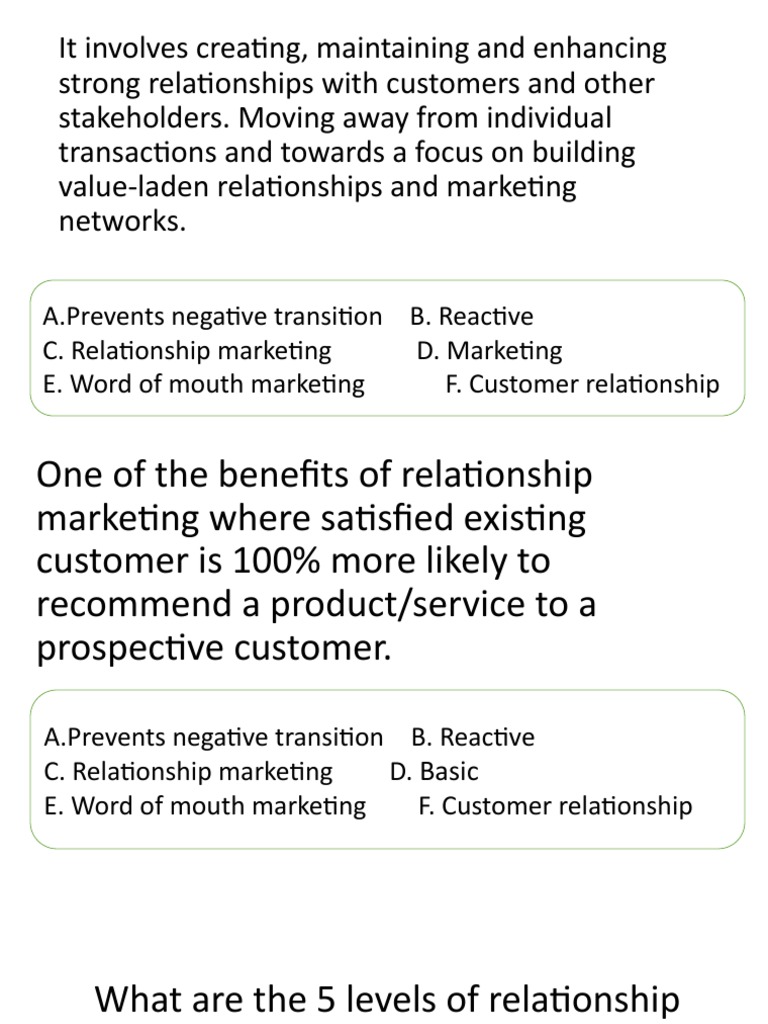 Building Value-Laden Customer Relationships | PDF | Marketing | Customer