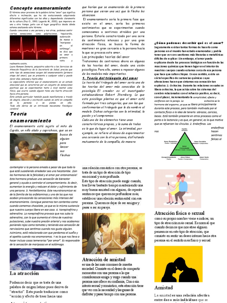 Concepto Enamoramiento | PDF | Amor | Las emociones