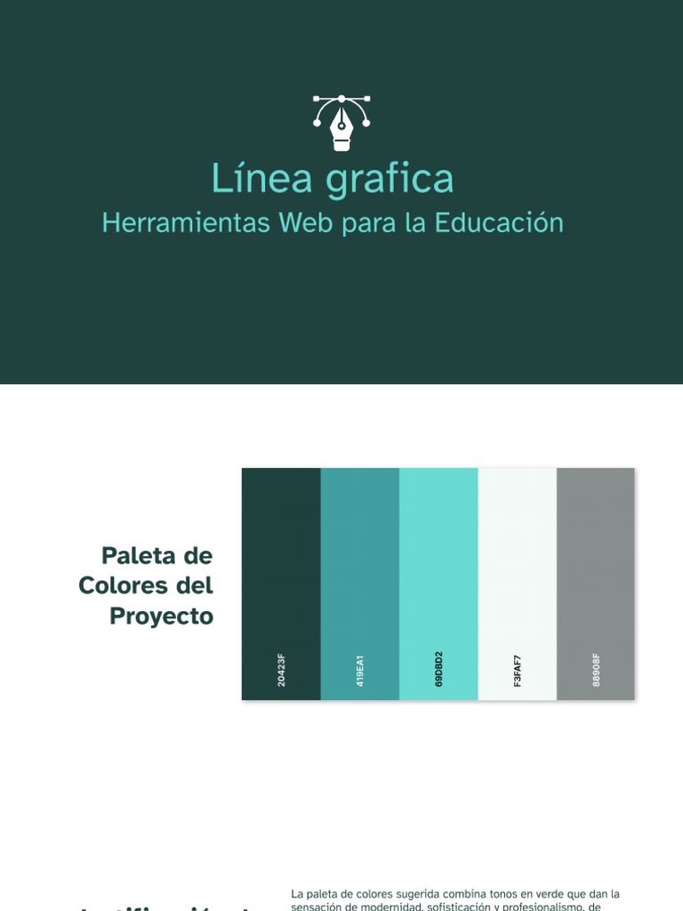 Línea Grafica - Herramientas Web para La Educación | PDF
