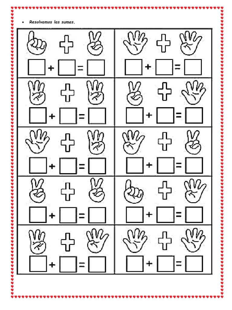 Ejercicios de Sumas PDF | PDF