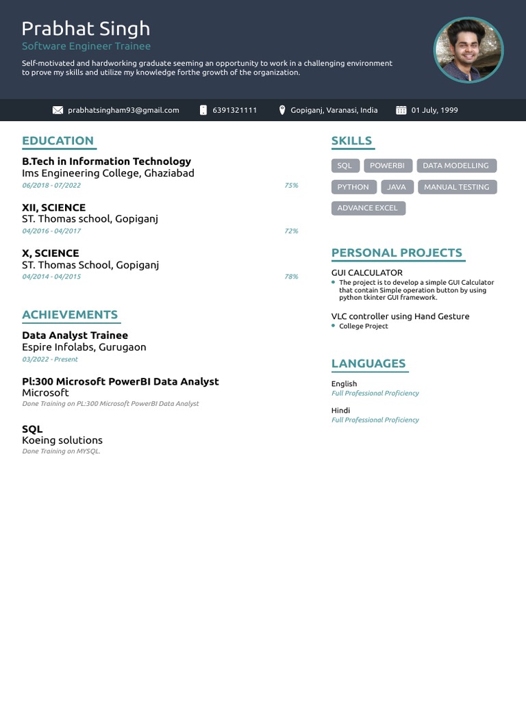 Prabhat's Resume | PDF