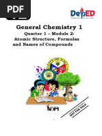 General Chemistry 1 Module-1 | PDF | Chemical Substances | Chemical ...