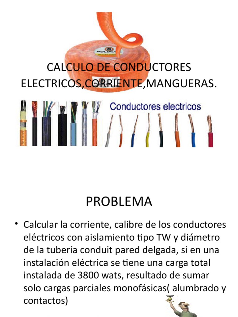 Cálculo de Corriente y Conductores | PDF | Corriente eléctrica | Materiales