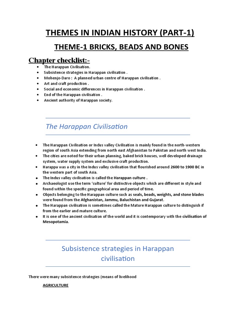 Bricks, Beads and Bones | PDF