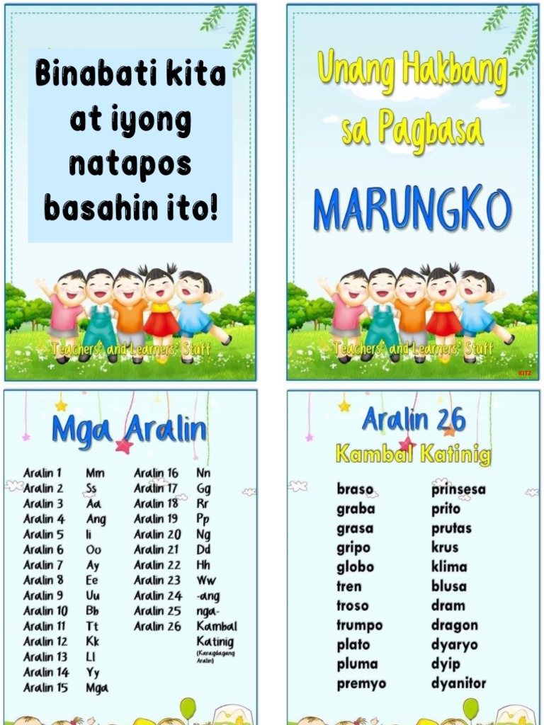 Unang Hakbang Sa Pagbasa | PDF