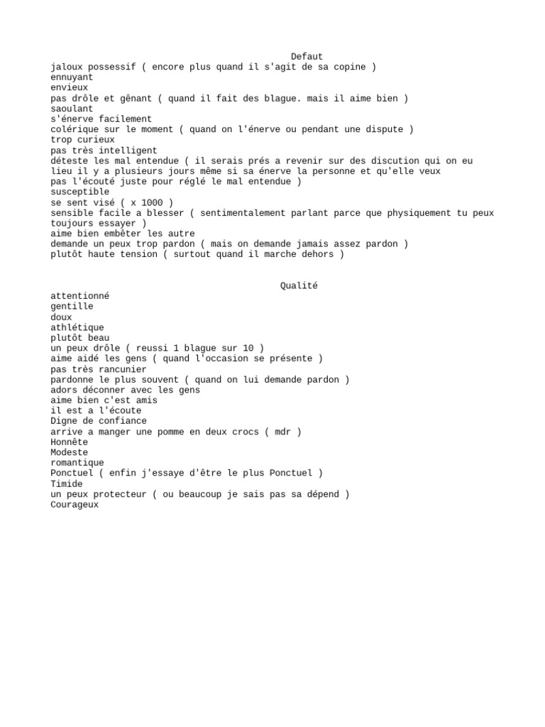 Jaloux Possessif (Encore Plus Quan | PDF