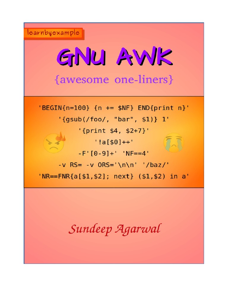 Gnu Awk Sample | PDF | Regular Expression | Software Development Gnu Awk Sample | PDF | Regular Expression | Software Development