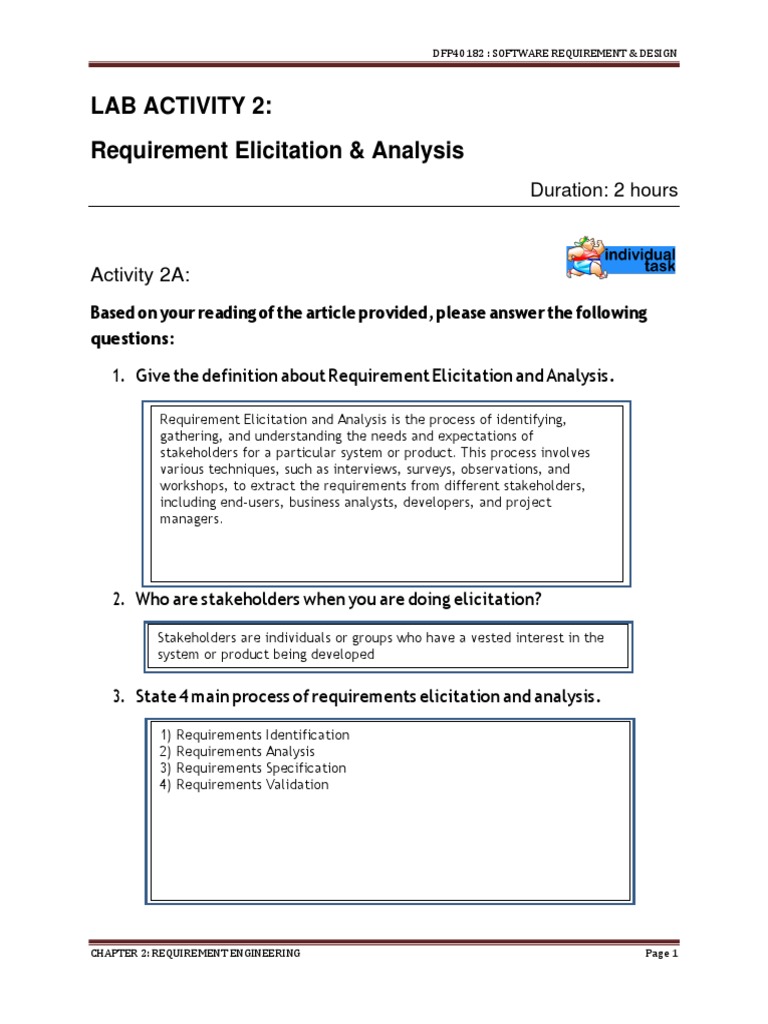 DFP40182 LAB ACTIVITY 2 SRD.pdf | PDF | Business | Computing