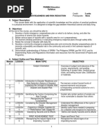 DRR Module 1 Detailed Lesson Plan | PDF | Hazards | Natural Disasters