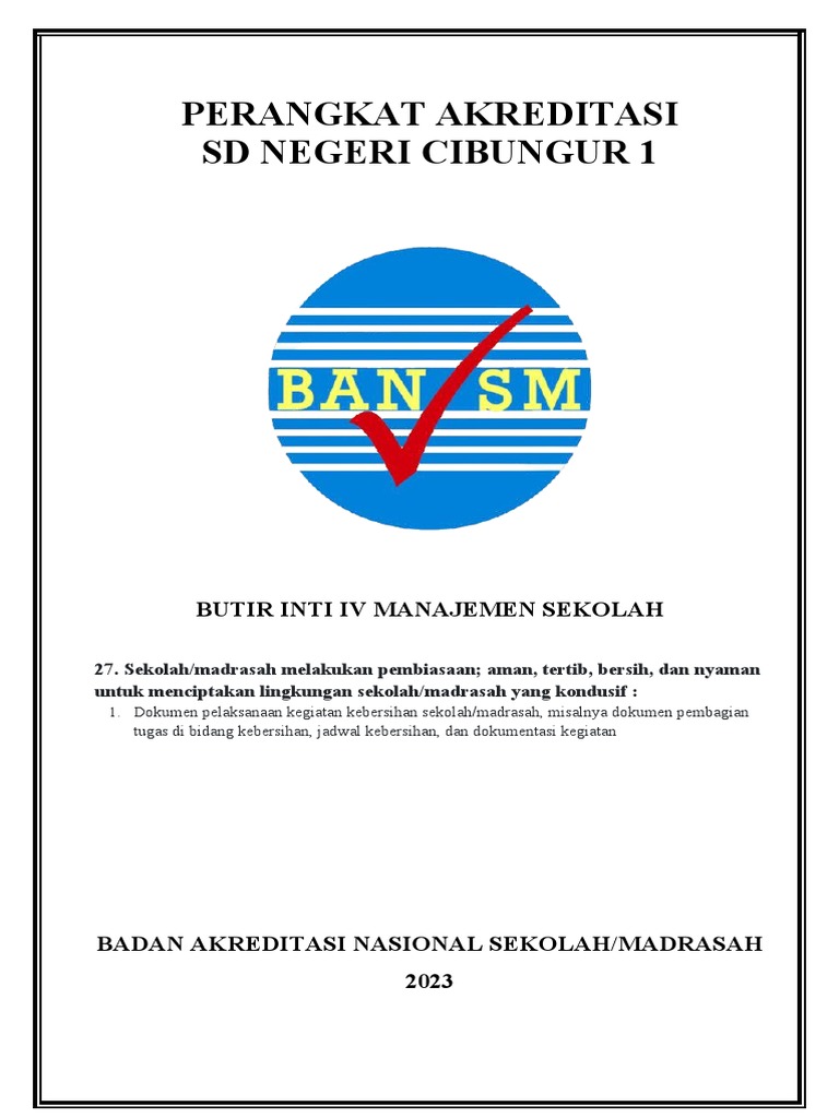 Cover Dokumen Akreditasi 27 | PDF | Karier & Perkembangan | Kesehatan Holistik