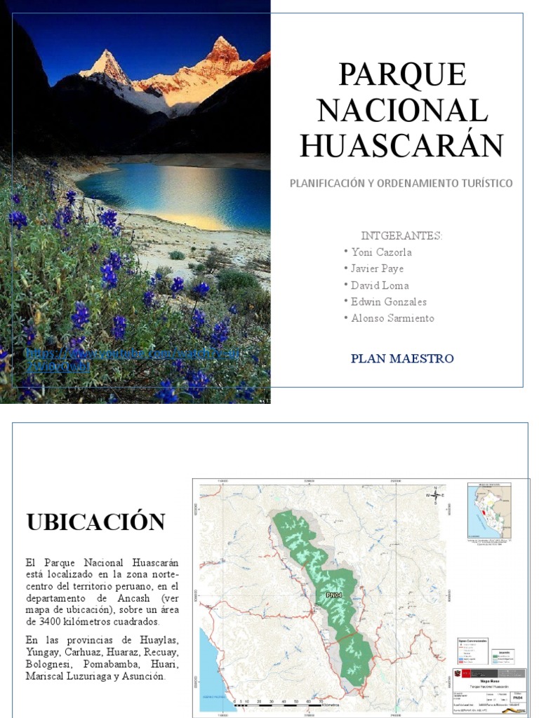 Plan Maestro Del Parque Nacional Huascarán | PDF | Turismo ...