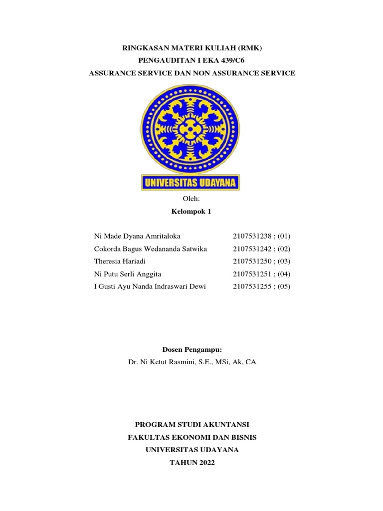 RMK 12 - Kelompok 1 | PDF