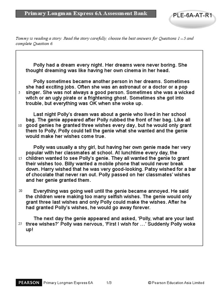 Polly's Dream Genie | PDF