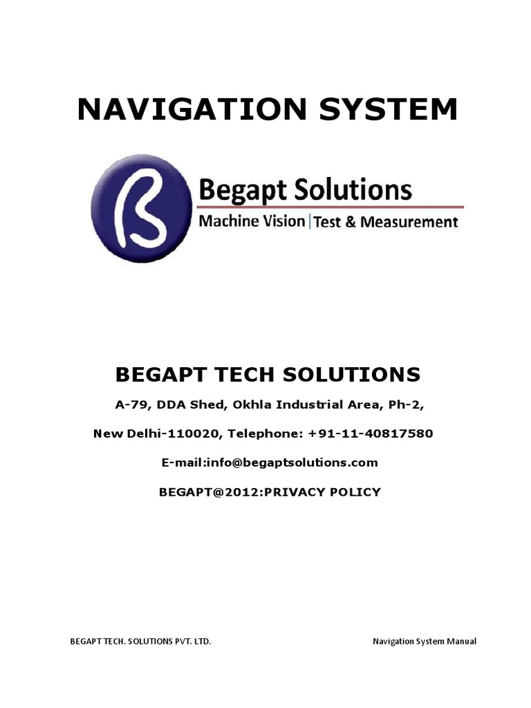Navigation System Manual | Download Free PDF | Installation (Computer ...