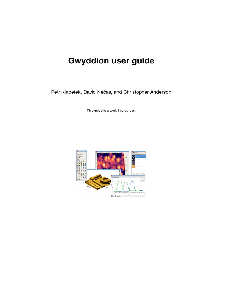 Gwyddion User Guide en PDF | PDF | Gnu | Free Software