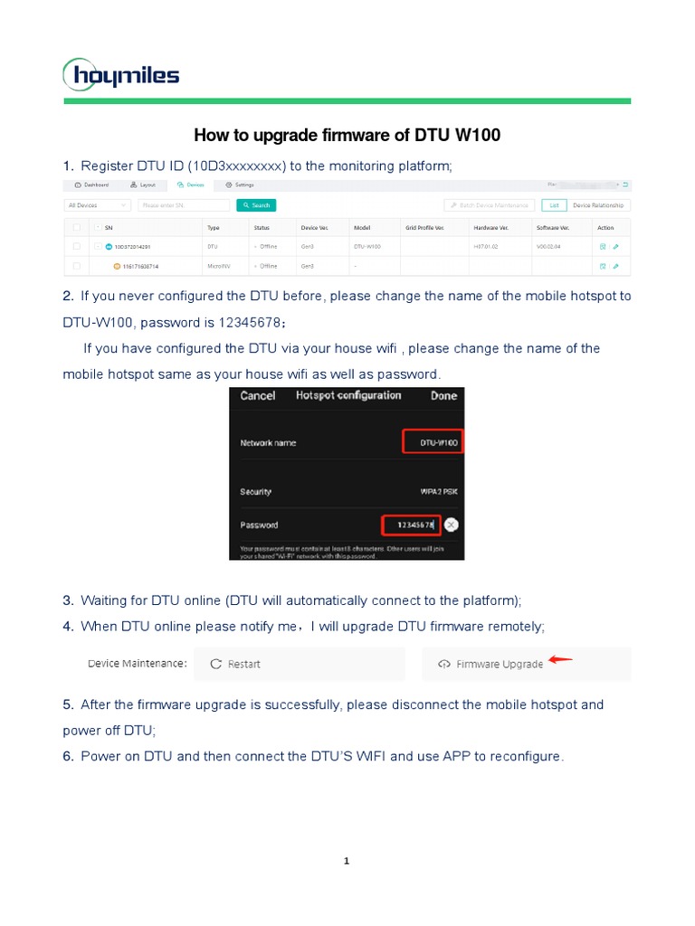 AI-Thinker - Upgrade DTU | PDF