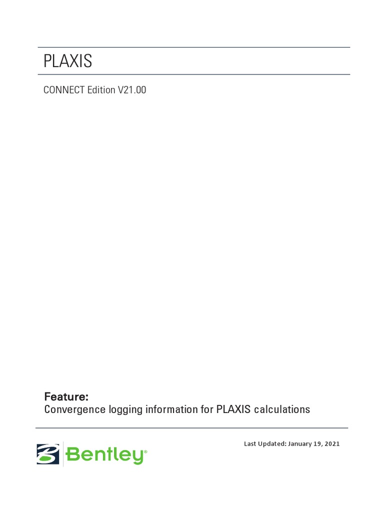 PLAXIS - CE - V21 - 00 - Calculation Log Collector PDF | PDF | Finite ...