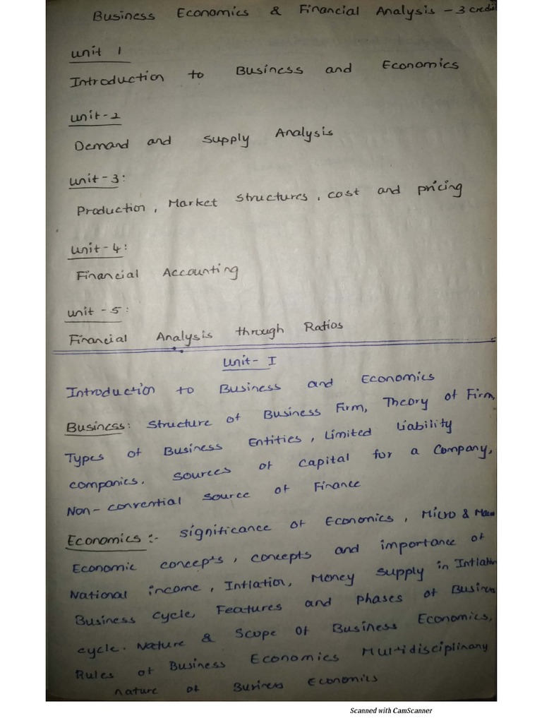 Befa Notes PDF | PDF