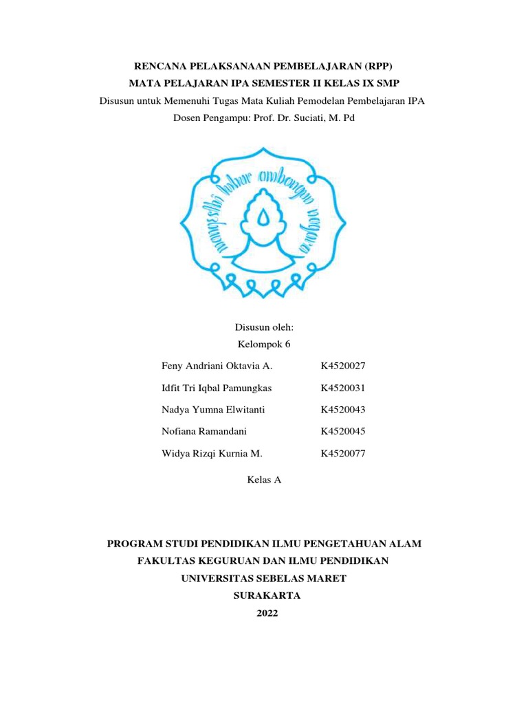 Kelompok 6 - RPP CONNECTED Final | PDF | Sains & Matematika