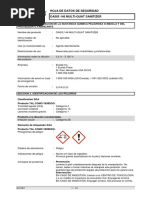 Ficha Tecnica y Hoja de Seguridad Axion Liquído | PDF | Agua | Química