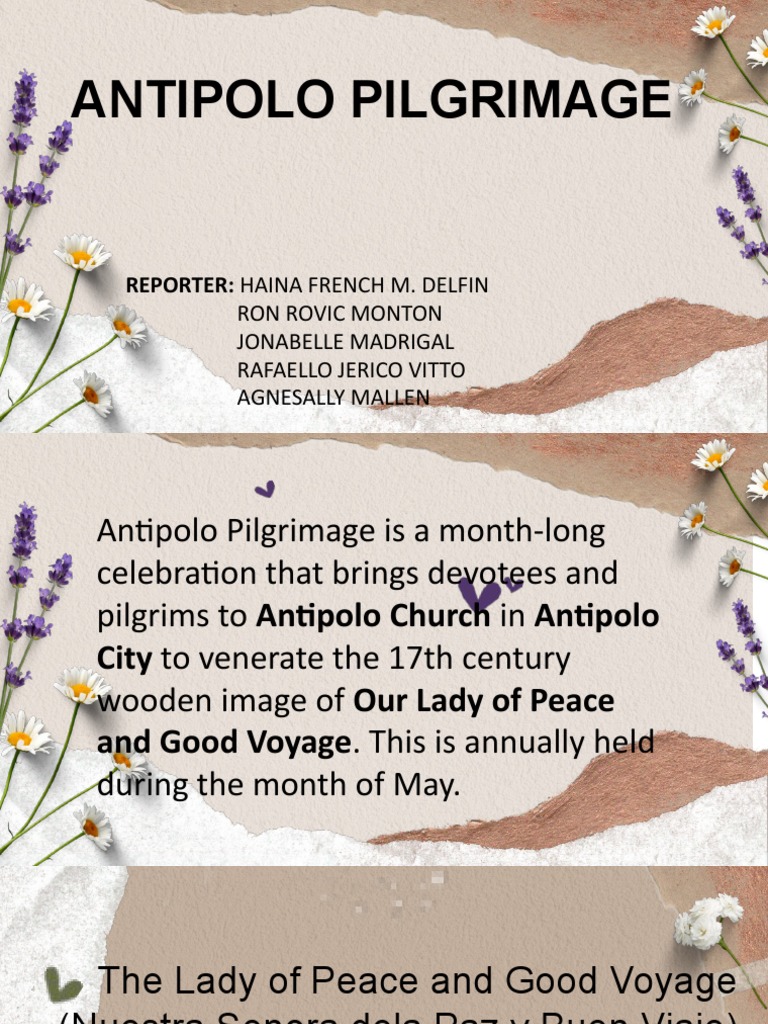 Antipolo Pilgrimage Celebration 2025 | PDF | Art