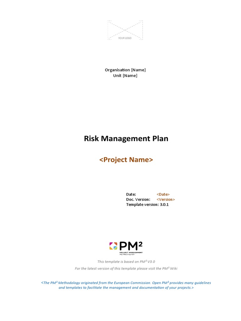 Project Risk Management Plan | PDF | Risk | Risk Management