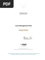 PRINCE2 6th Edition Issue Register Template Example | PDF | Business ...