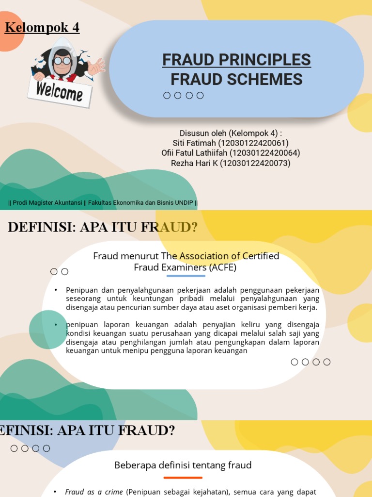 Akuntansi Forensik Kel - 4 (Chapter 2&3) | PDF