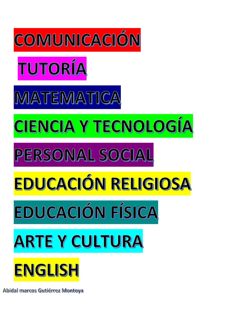 Nombre de Cursos | PDF