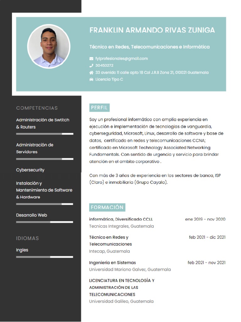 CV Franklin Rivas 2023 | PDF