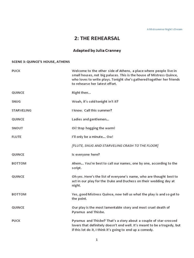 A Midsummer Nights Dream 2 | PDF | A Midsummer Night's Dream ...