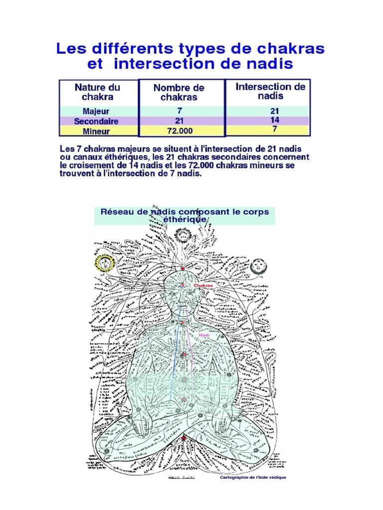 4.chakras Et Nadis Schéma | PDF