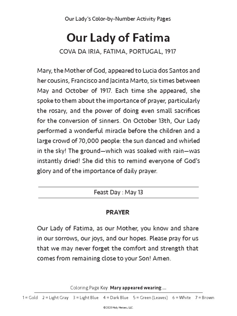 OL CBN3 Our Lady of Fatima PDF | PDF | Our Lady Of Fátima | Family Of Jesus