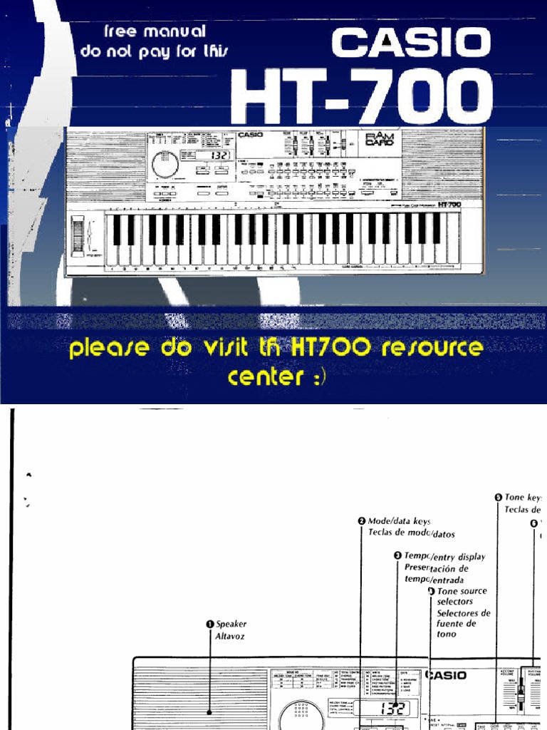 casio-ht700-manual | PDF