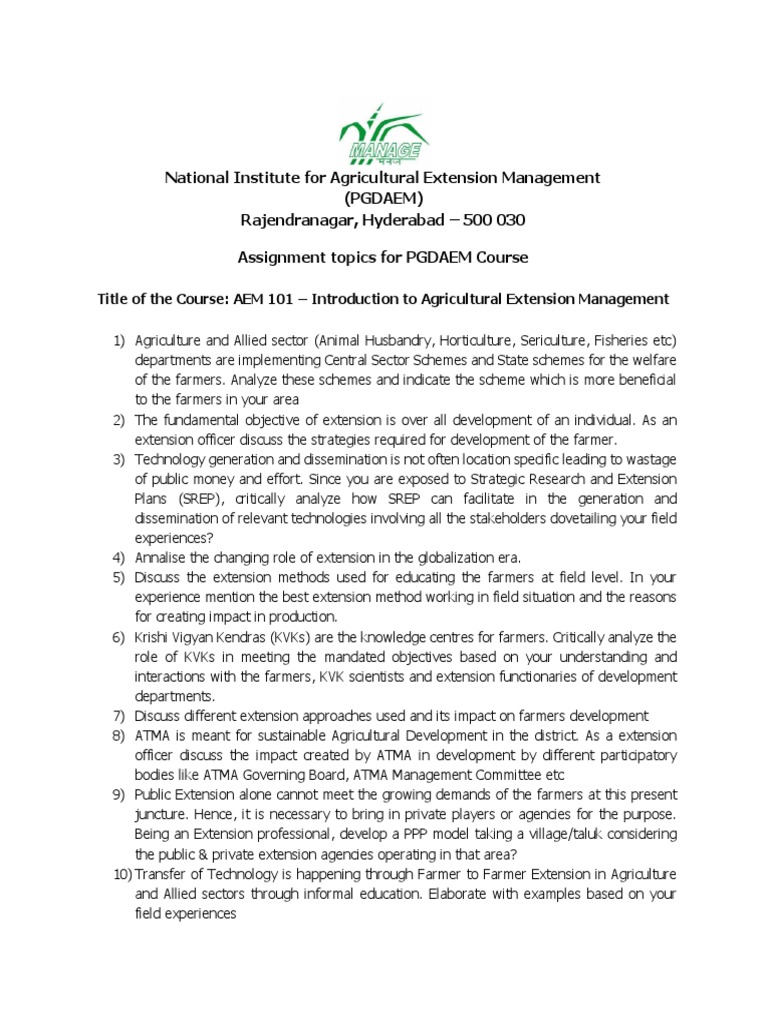 AEM Assignments First PDF | PDF