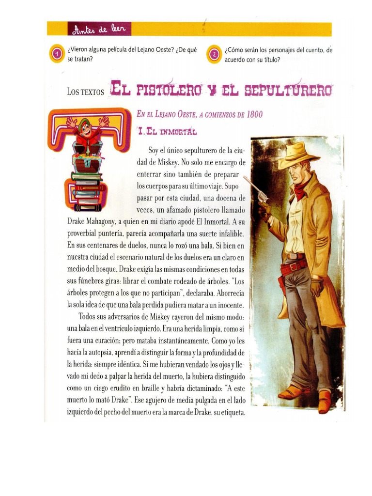 (Template) El Pistolero y El Sepulturero. | PDF