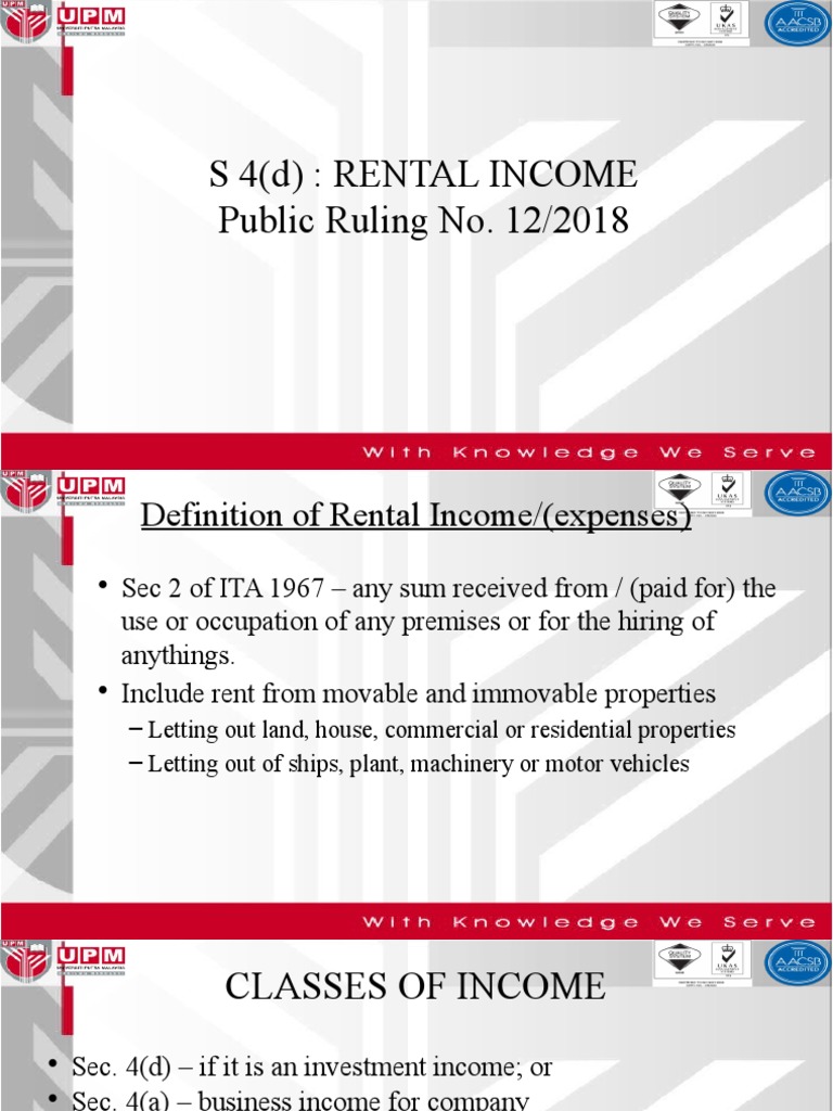Topic 5c - Rental and Royalty Income | PDF | Renting | Royalty Payment