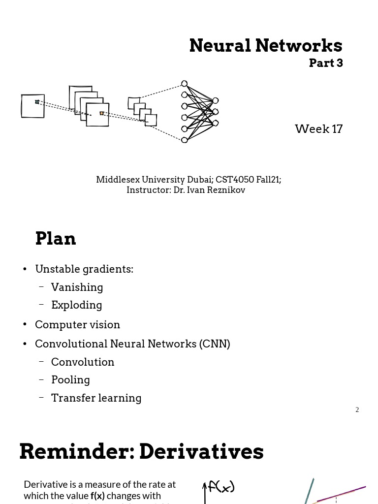 Lecture 17. Convolutional Neural Networks PDF | PDF | Artificial Neural ...