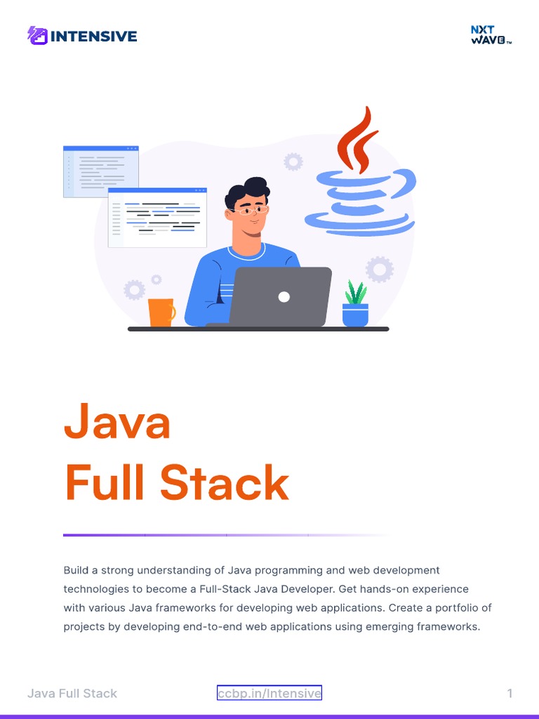 Java Full Stack 1 CCBP - In/intensive | PDF | Object Oriented Programming | Java (Programming ...