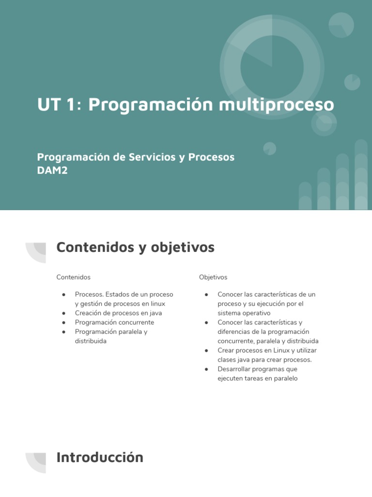 UT 1 - Programación Multiproceso PDF | PDF | Proceso (Computación ...