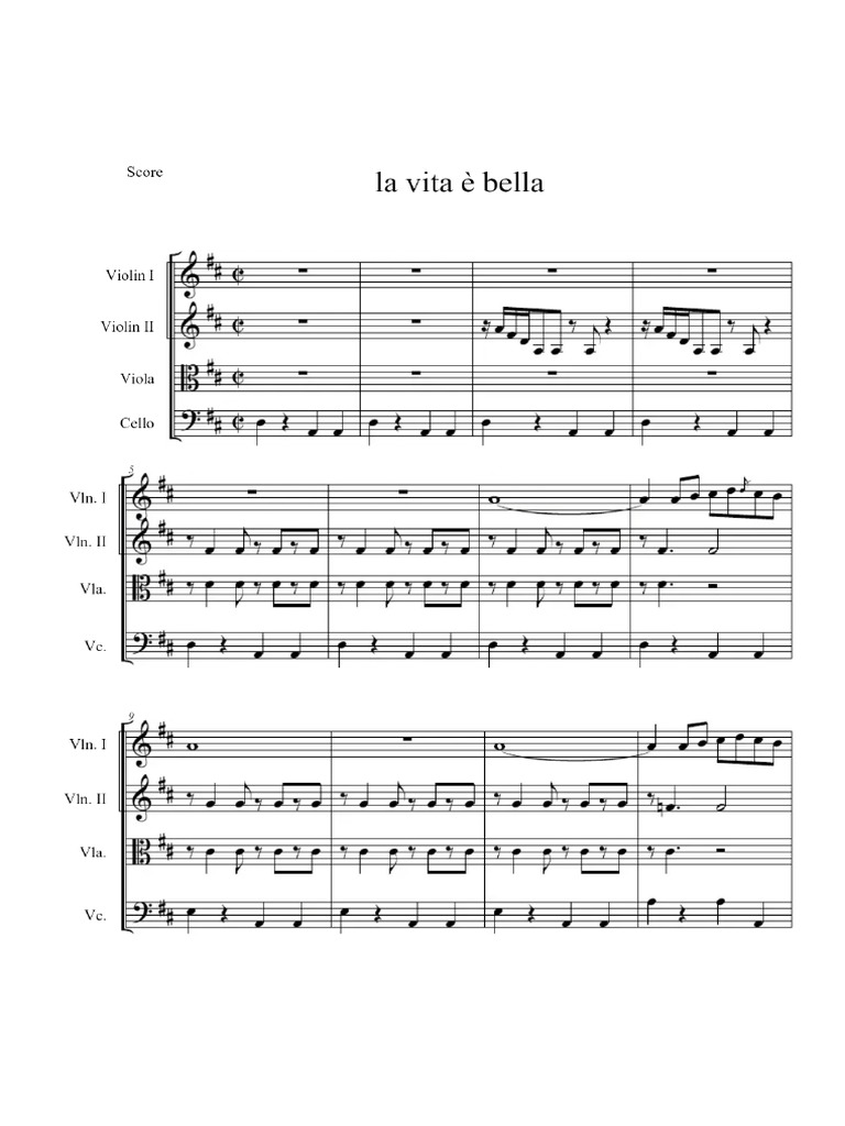 La Vida Es Bella | PDF