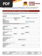 CIHE Application Form Blank | PDF | Disability | Travel Visa