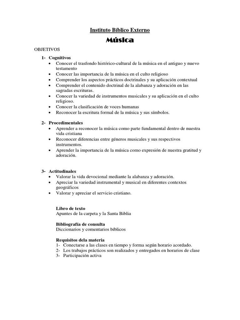 Musica Alumnos Ibe PDF | PDF | Sacerdote | eucaristía