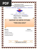 Rapport de sortie géologique à Sidi Saad | PDF | Calcaire | Géologie