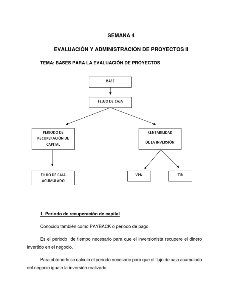 Material Semana 4 Evaluación de Proyectos Ii | PDF | Inversiones | Economias