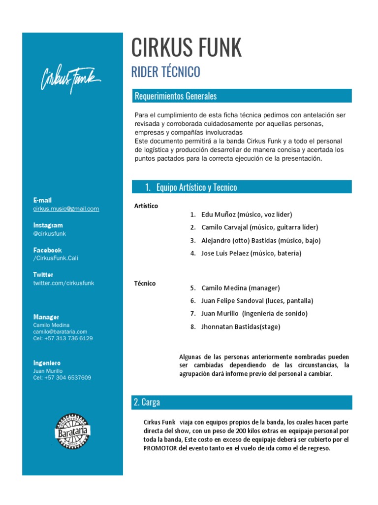 Rider Tecnico Cirkus (2019) | PDF