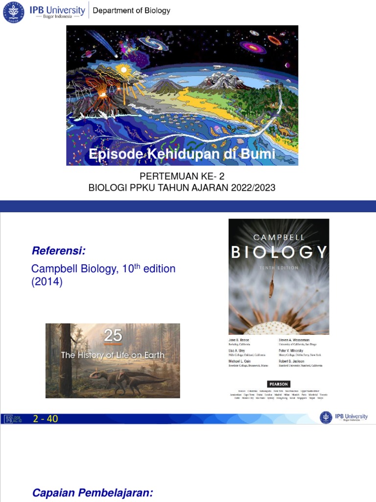 K02 - Materi Episode Kehidupan Di Bumi | PDF