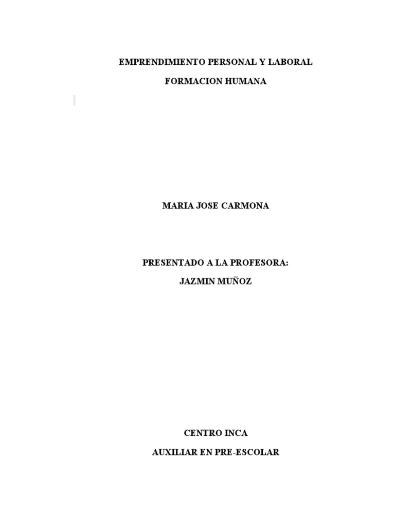 Formacion Humana Imprimir 1 | PDF | Iniciativa empresarial | Amor